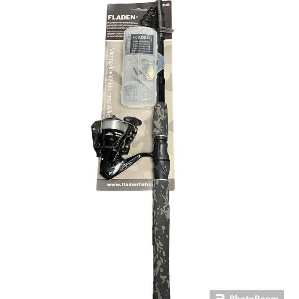 Pre-owned FLADEN 2.1m All-Round Tele Rod and Reel Combo 10-30g - Own4Less